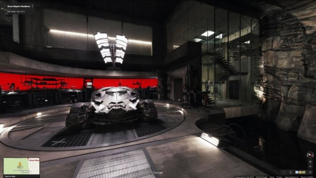 Tour Bruce Wayne's Home and Batcave in Virtual Reality With Google Maps ...